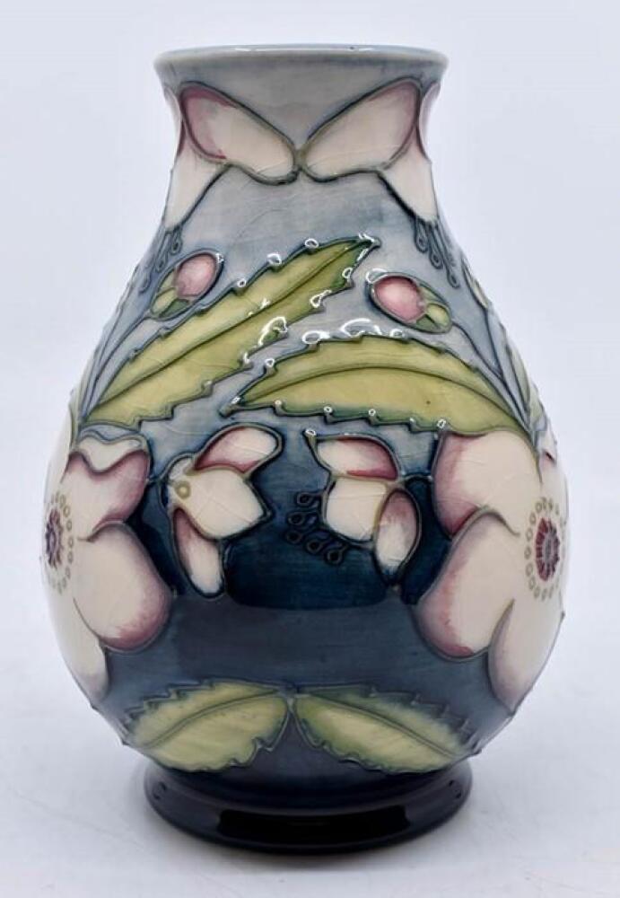 Moorcroft Pottery: A Moorcroft Special Edition 'White Rose' vase ...