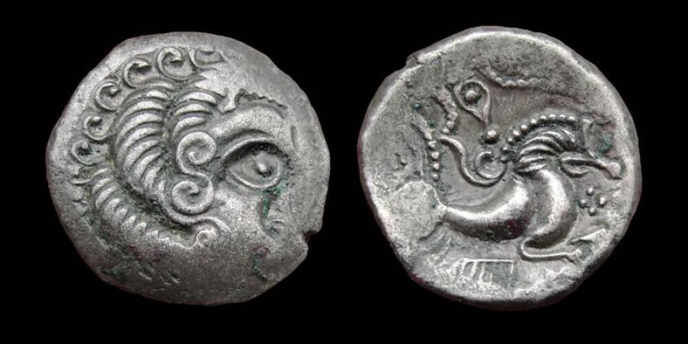 Armorica, Coriosolites Ogmios and V Boar Stater. Circa, 58 - 52 BC ...