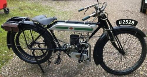 Vintage Motorcycle: 1921 Connaught 234cc. First registered 13/01/1921 ...