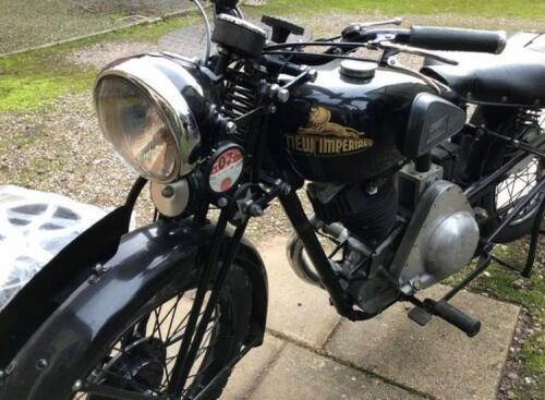 Vintage Motorcycle: 1936 New Imperial 250cc. First registered 25/03 ...