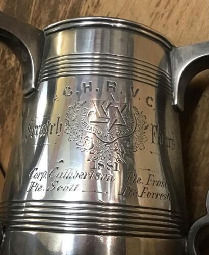 Three handle Tigg tankard. Awarded to the four man rowing team. Gordon ...