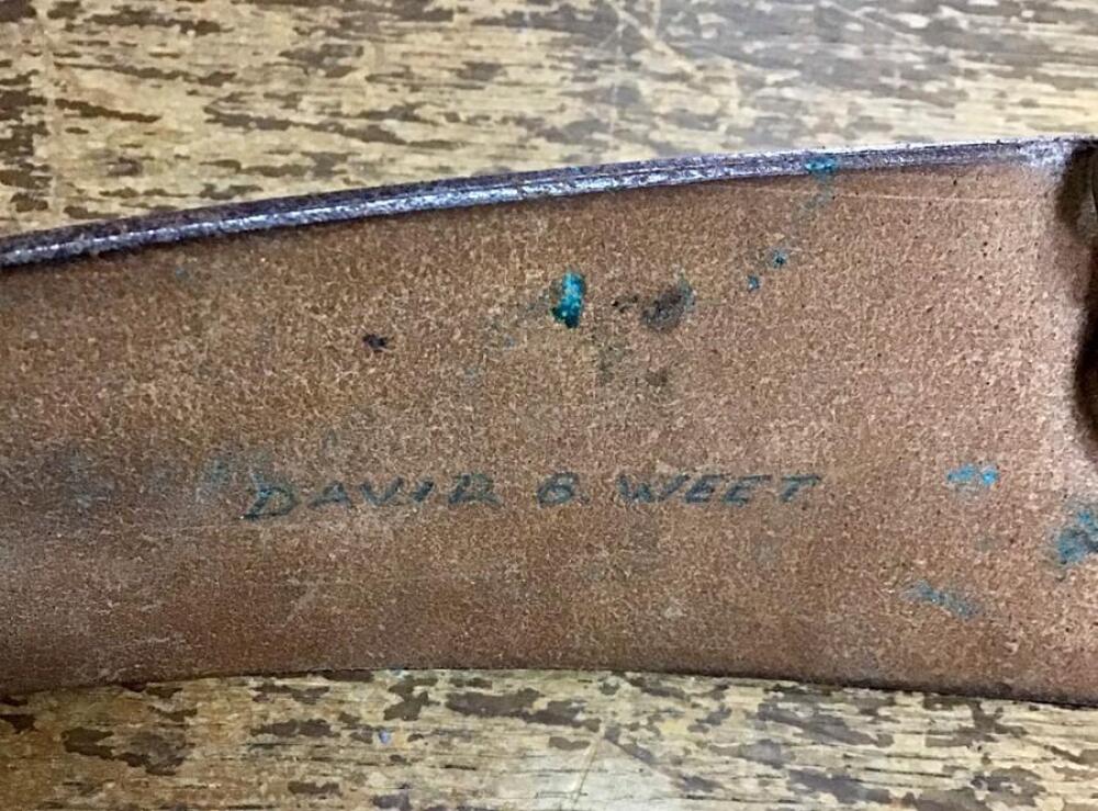 WW2 British Royal Signals officers cap and belt.
