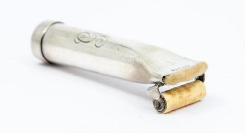 An Edwardian novelty silver stamp moistener and applicator in the form ...