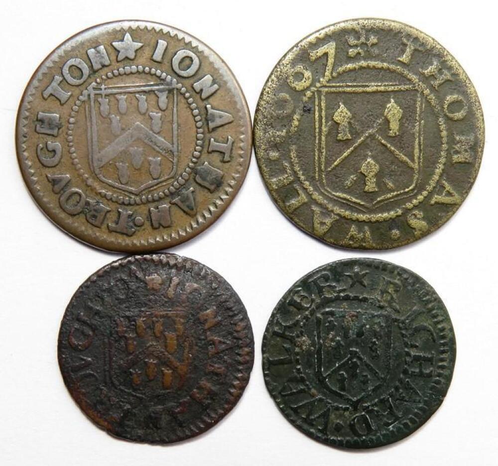 17th Century, Kent Tokens. Maidstone (4). Jonathan Troughton, Grocers ...