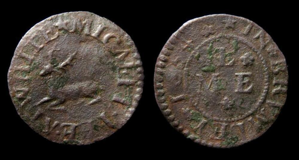 17th Century, Kent Trade Token. Bromley. Michael Lee, farthing 1664 ...