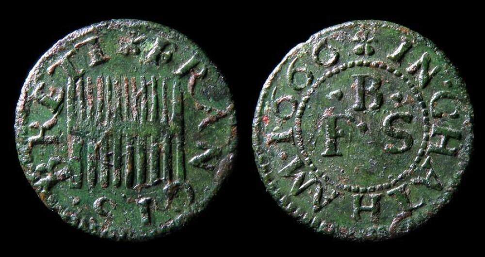 Francis Brett. Chatham, Kent, 17th Century Trade Token. FRANCIS BRETT ...