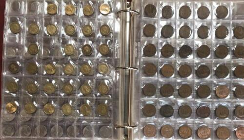 Large Coin collection, includes Royal Mint year sets, album of pre ...