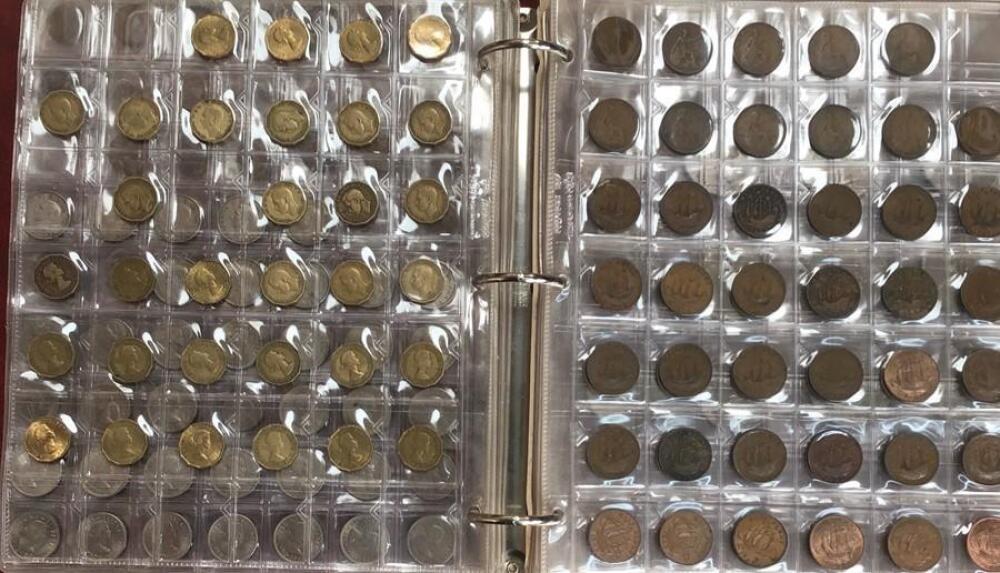 Large Coin collection, includes Royal Mint year sets, album of pre ...