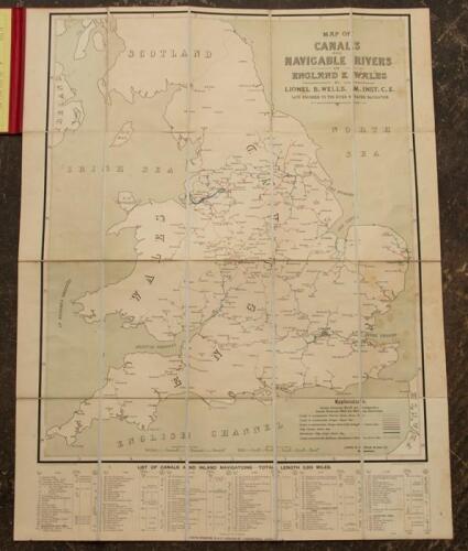Map of Canals and Navigable Rivers of England and Wales, by Lionel B ...