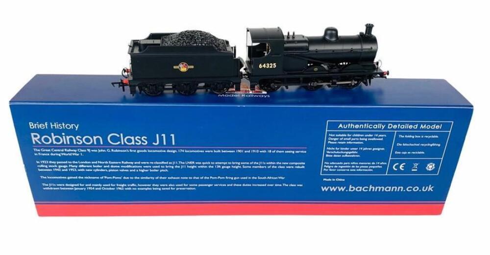 Bachmann OO Gauge 31-320DC DCC Digital Fitted Class J11 64325 BR Black ...