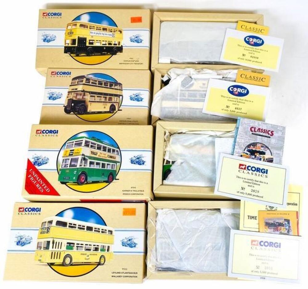 12x Corgi Classics 1:50 Scale Assorted Buses and Coaches - 9x boxed and ...