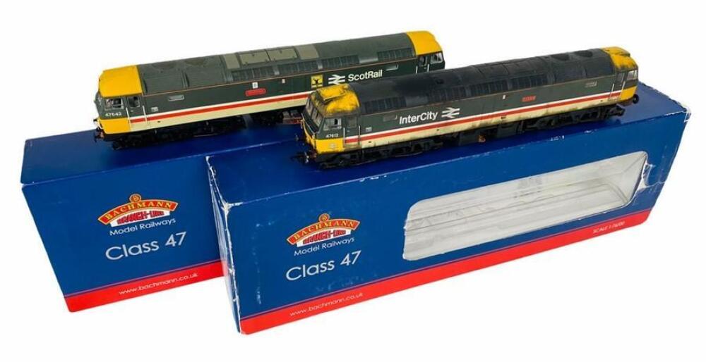 2x Bachmann 'OO' Gauge Class 47 Locomotives. Comprising of 47642 ...