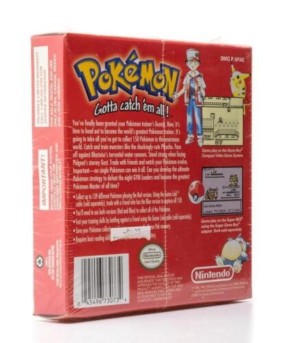 Nintendo: A boxed Nintendo Gameboy, Pokemon Red version, sealed, 1998 ...