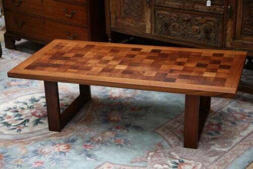 A Danish Cado rosewood veneered coffee table, square sectioned frame ...