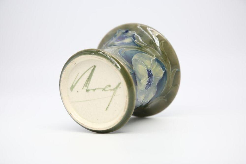 MoorcroftﾠLate Florian vase, 8.5cms high approx, circa 1916, Moorcroft ...