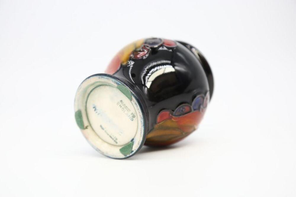 MoorcroftﾠLeaf and Berry on green ground vase, 23cms high approx, W ...