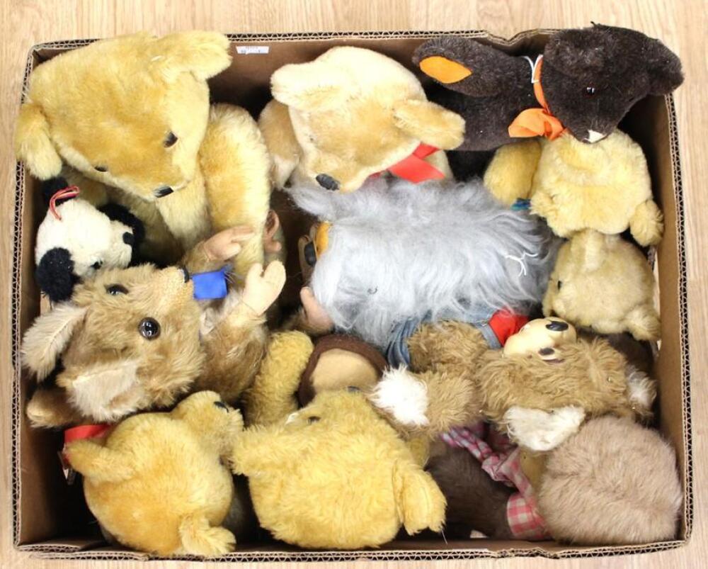 Teddy Bear collection including Merrythought, Chad Valley, plus Monkey ...