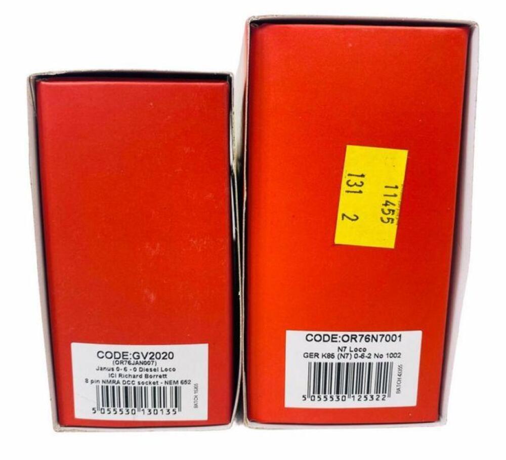 2x Oxford Rail 'OO' Gauge Locomotives. 1x OR76JAN007 ICI Janus 0-6-0 ...