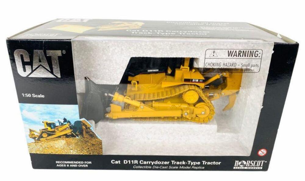 Norscot Ref:55070 1:50 Scale CAT D11R Carrydozer Track Type Tractor Die ...
