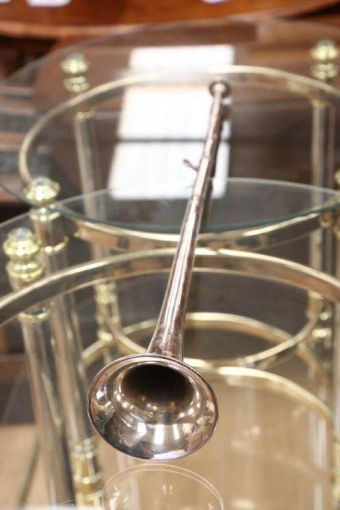 Meyers & Harrison silver plated horn