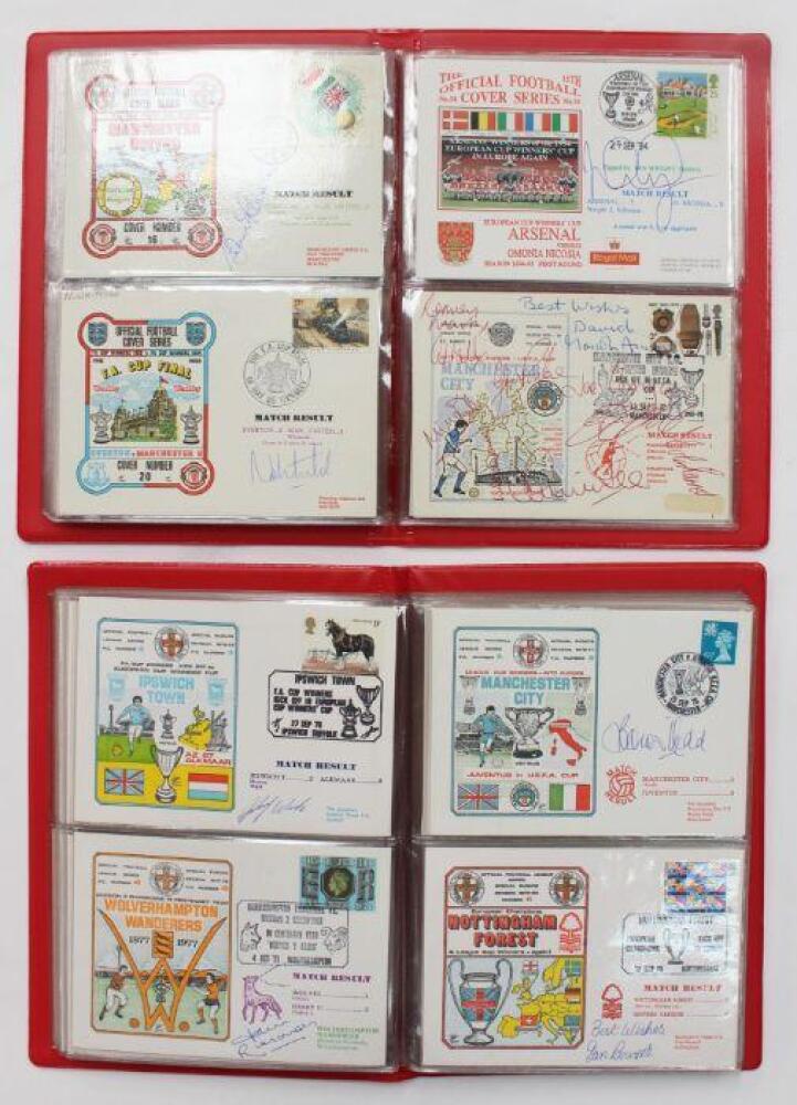 Football Memorabilia: A collection of assorted signed Wembley ...