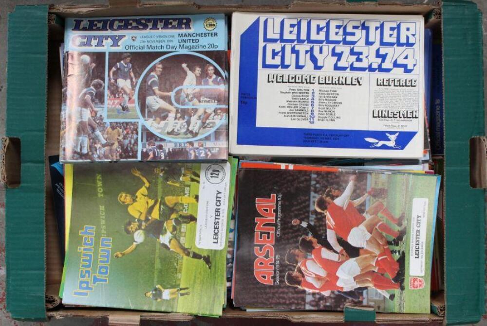 Leicester City: A collection of assorted 1970s football programmes ...