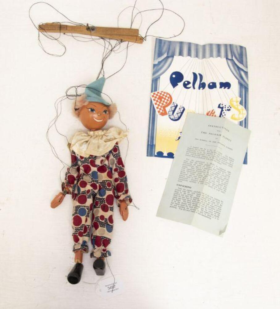 1950's boxed Pelham puppet, Simple Simon