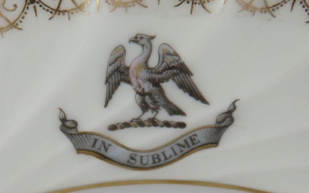 A late nineteenth century Haviland & Co, Limoges soup dish with ...