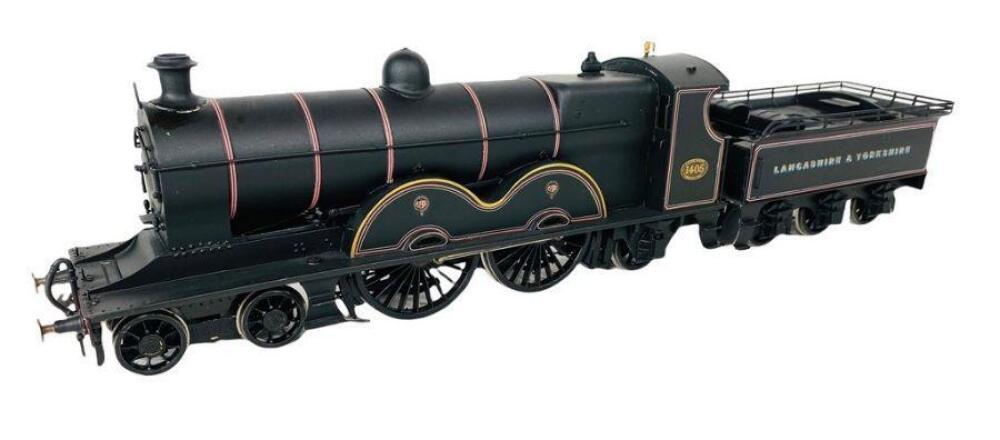 O Gauge 7mm Fine Scale Highflyer 4-4-2 Steam Locomotive LYR Black ...