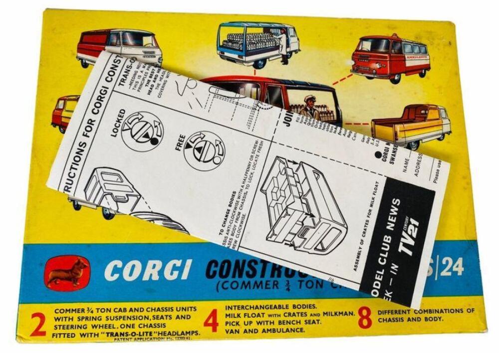 Corgi Gift Set GS/24 'Constructor Set' Commer 3/4 Ton Chassis - Boxed ...