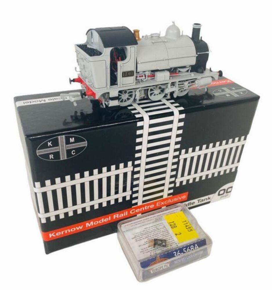 Kernow K2201A 'OO' Gauge GWR 1361 'Photographic Grey' Saddle Tank with ...