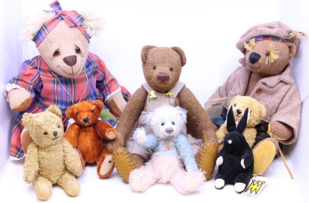 Bears: A collection of assorted designer and other bears to include ...