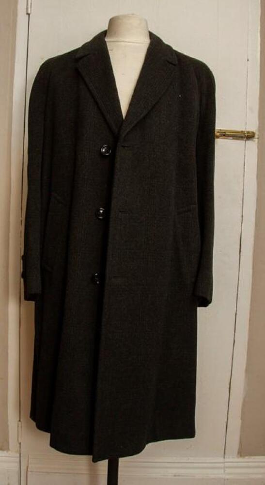 A British Rail circa 1940's (WWII era) waterproof great coat together ...