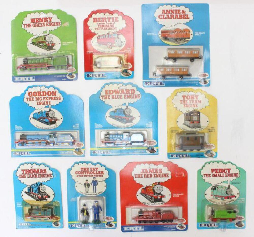 ERTL: A collection of assorted Thomas the Tank Engine & Friends carded ...