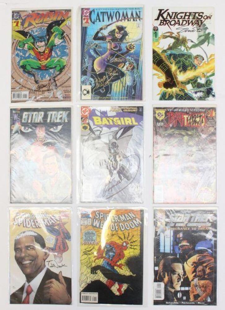 Comics: A collection of assorted signed comics to comprise: The Amazing ...