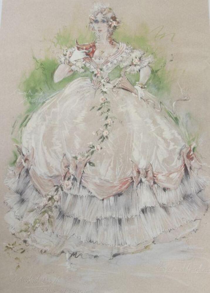 Royal Worcester lady figure in box, The First Quadrille along with ...