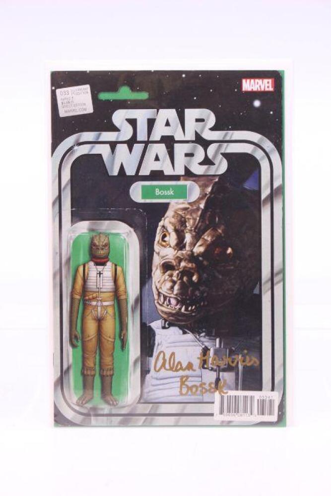 Marvel: A Marvel: Star Wars Bossk #33 Variant Edition comic, signed by ...