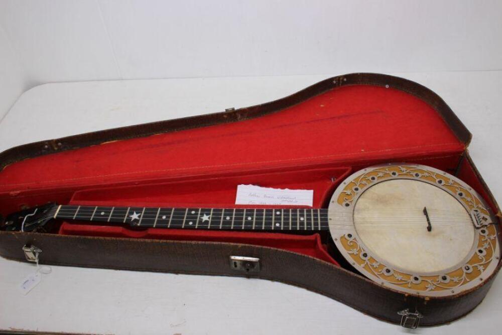 A Zither banjo by Arthur J Wilmhurst, London