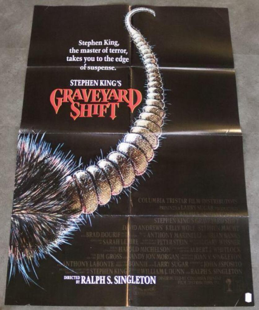 A movie poster 'Graveyard Shift' (1990)