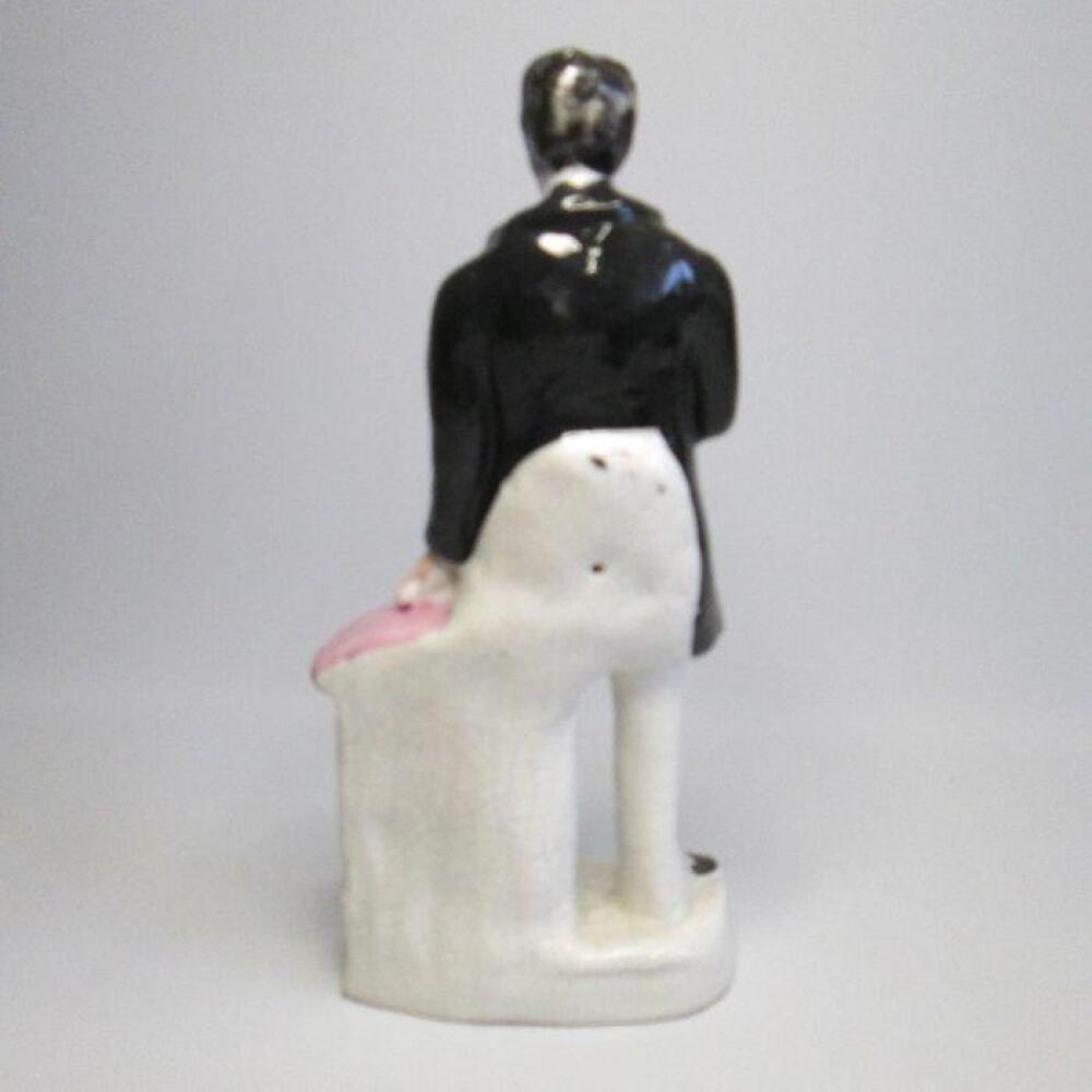 A rare Staffordshire figure of William Palmer Pugh G figure 42 Circa ...