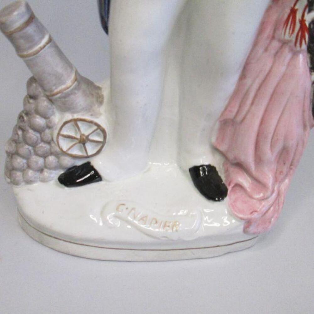 A Staffordshire Crimean war figure of Admiral Charles Napier. Pugh C ...