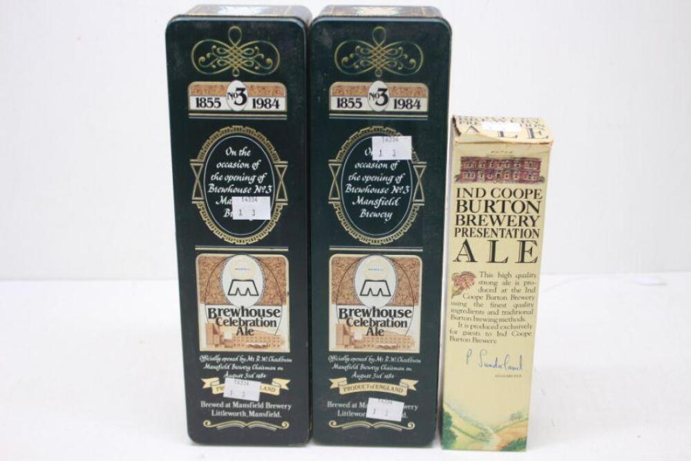 Three Bottles Of Commemorative Ale, To Include A Bottle Of Ind Coope ...