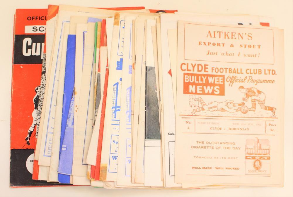 Scottish: A collection of approximately sixty Scottish football ...