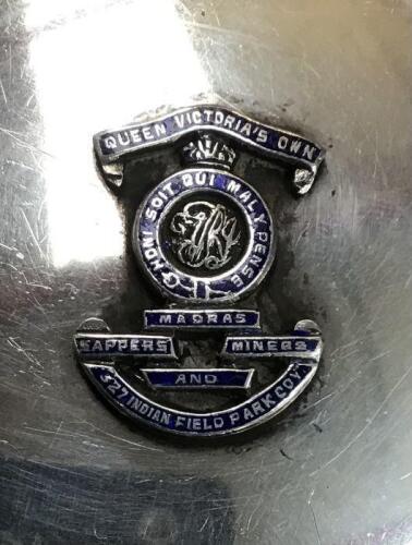Late Victorian silver compact for the ‘QV own Madras Sappers, Miners of ...