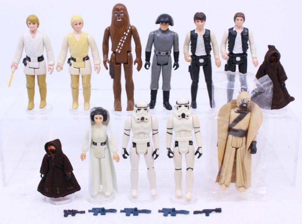 Star Wars: A collection of twelve Star Wars, original, vintage, Kenner ...