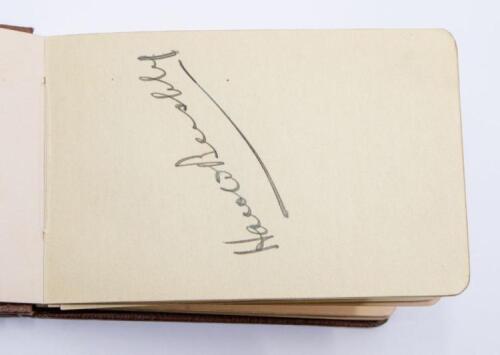 An Autograph Album- Cricket, containing ink signatures on single-sided ...