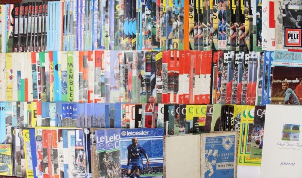 Programmes: A collection of assorted football programmes, 1950s to ...