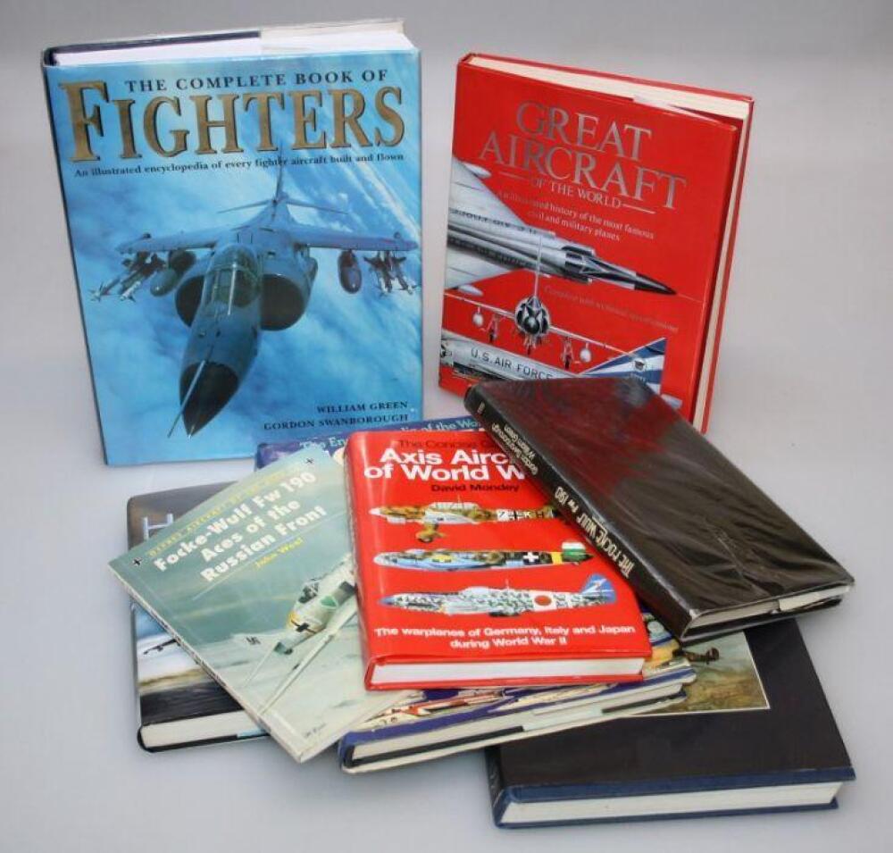 A quantity of modern reference books relating to Aviation