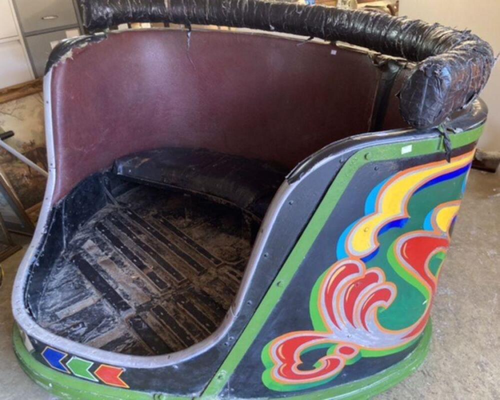 Fairground Interest: A vintage Waltzer Car, 1950’s rare Super Danters ...