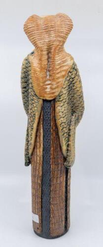 Studio Pottery figurine of futuristic female figure by Geoff Cox made ...